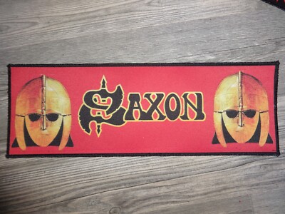 Saxon Patch Back Strip Backpatch Heavy Metal W.A.S.P Tank Savatage ...
