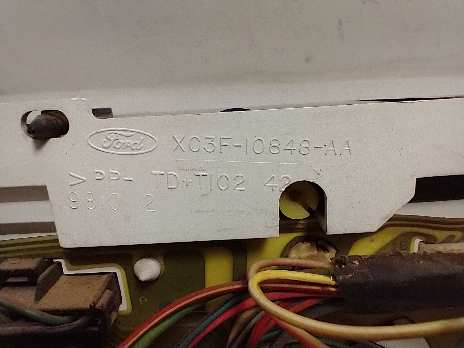 1999-2001 FORD SUPERDUTY EXCURSION GAS INSTRUMENT GAUGE CLUSTER XC3F ...