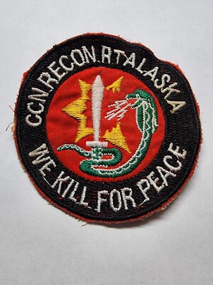 U.S. 5th SF Group CCN Recon RT Alaska "We Kill For Peace - Vietnam War ...