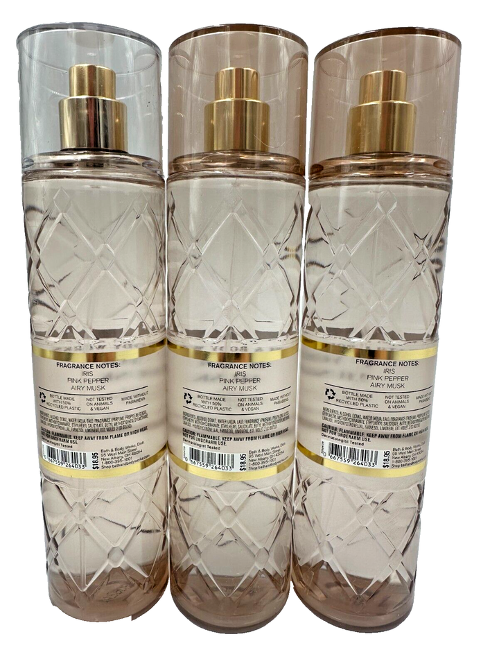 Bath & Body Works LOT 3 If You Musk Fragrance Mist Spray 8 oz Iris ...