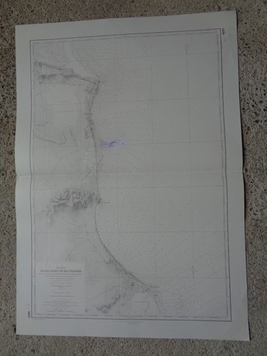 CARTE MARINE / Du Ras Dimas au Ras Kapudia Tunisie SHOM 1956 | eBay
