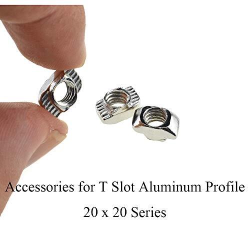 Sliding T Slot Nuts 2020 Series T Nuts Carbon Steel Nickel Plated Half ...