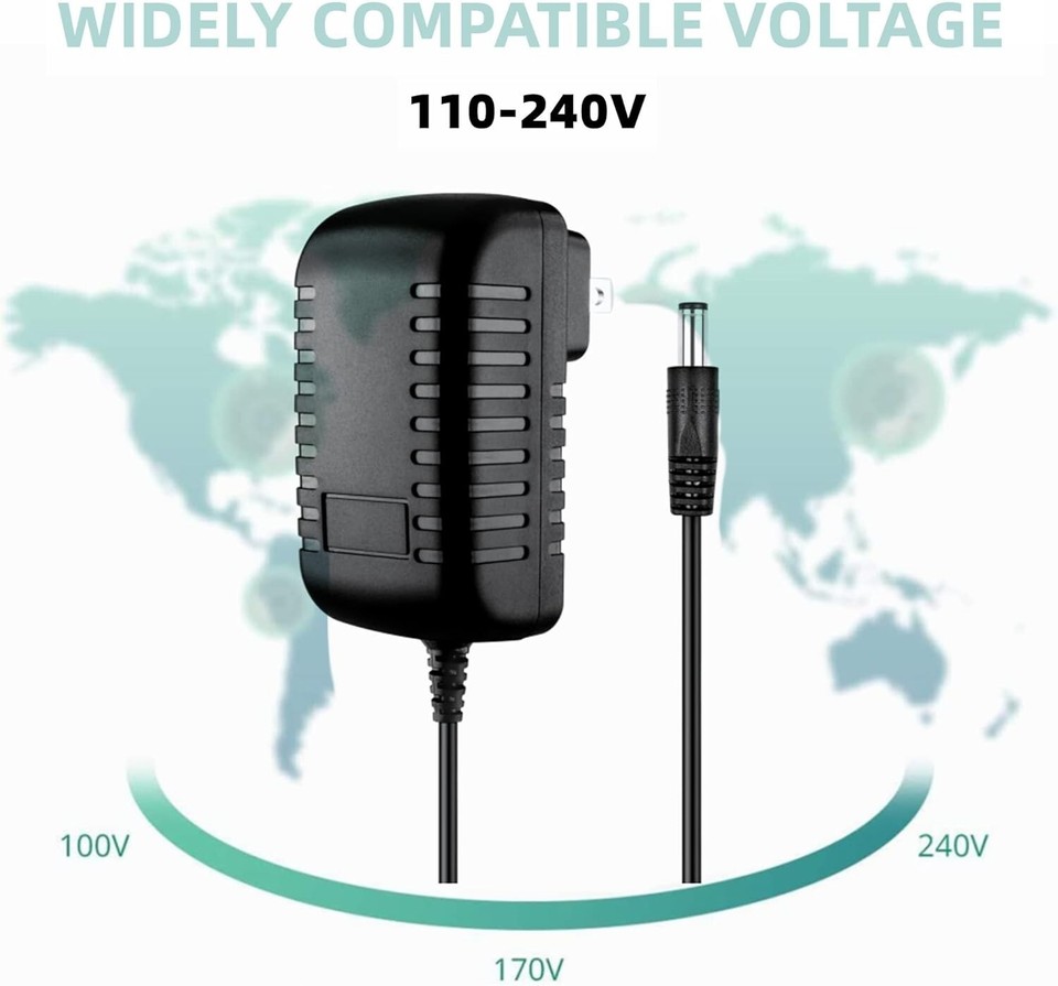 DC 7.5V 1A AC Adapter Power Supply 200mA 250mA 300mA 350mA 500mA 700mA ...