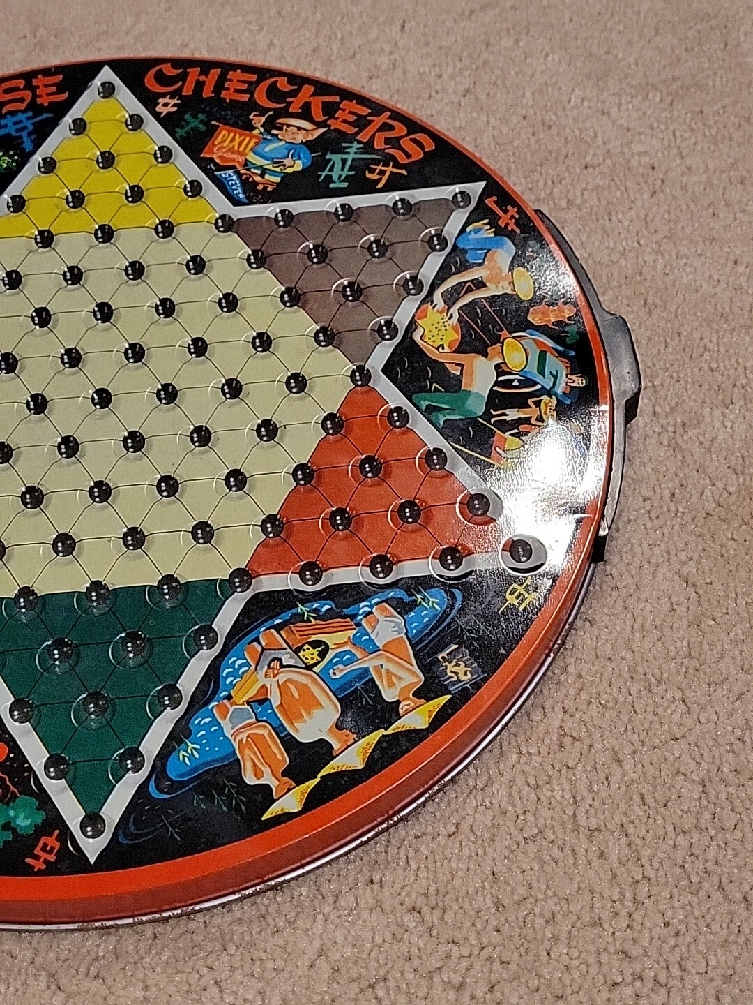Vintage Steven Deluxe Chinese & Regular Checkers Game Complete | eBay