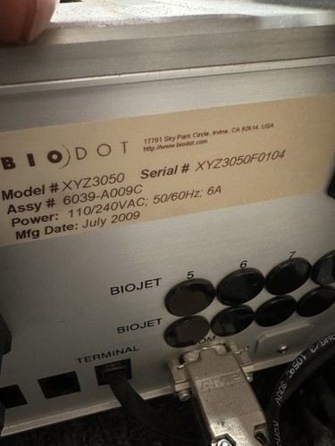 BioDot XYZ3050 Robotic Dispensing System S Series V2.25 w/ Remote Pendant | eBay