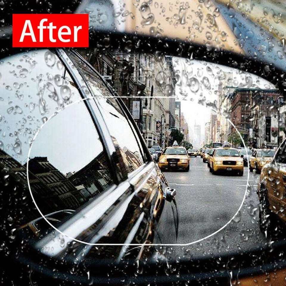 4Pcs/set Car Side Window Protective Film Anti-glare waterproof Anti-fog ...