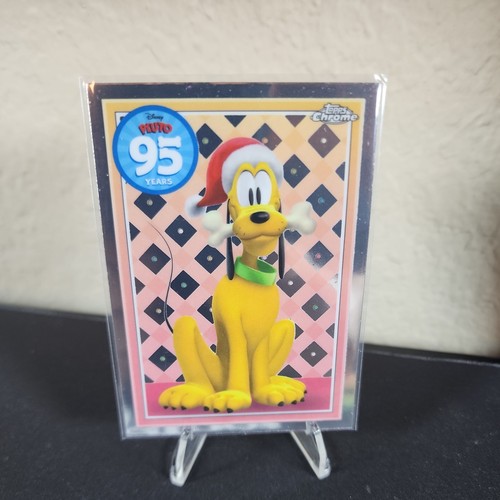 Pluto 2025 Topps Chrome Disney Pluto 95th Anniversary Insert Card-#PL-10 Mickey | eBay