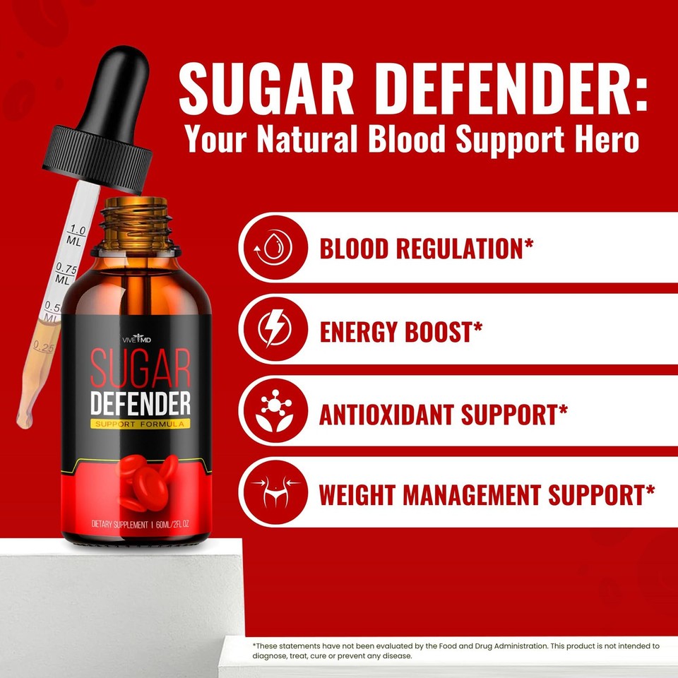 Sugar Defender Drops – VIVE MD Official Formula (Sugar Defender 24 ...