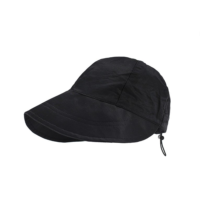 Foldable Wide Brim Sun Hats Drawstring Adjustable Caps Men Women Beach ...