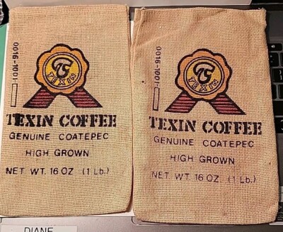 Texin Coffee Genuine Coatepec High Grown Burlap 500g Bag Mexico Sack B ...