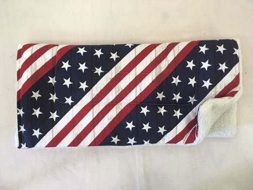 22" x 22" x MINI HORSE / SM PONY SADDLE PAD - CANVAS COVERED -STARS ...
