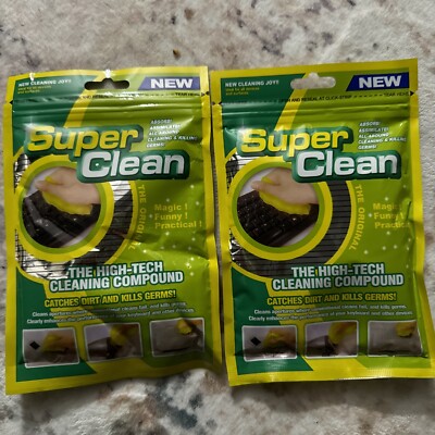 2 X Super Clean The High - Tech Cleaning Compound Lime Green Color ...