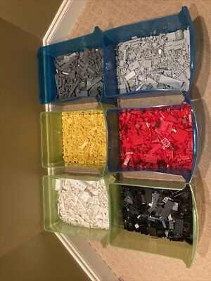 LEGO 1 Pound Bulk Bricks, Choose Color and Quantity, 12 Choices ...