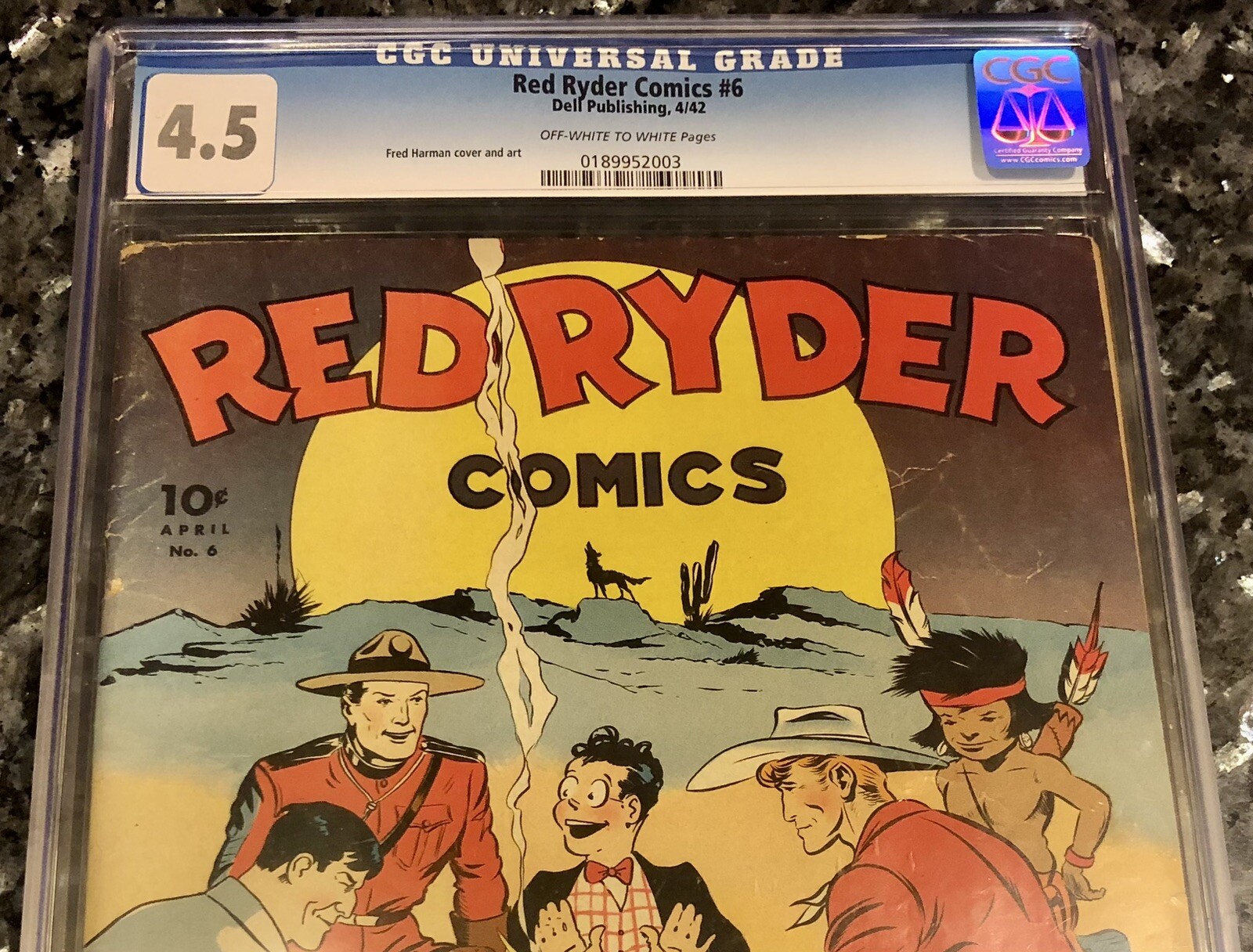 Red Ryder #6 1941- Western- Fred Harmon, 1ST DELL, 🎄 Story, Ralphie's ...