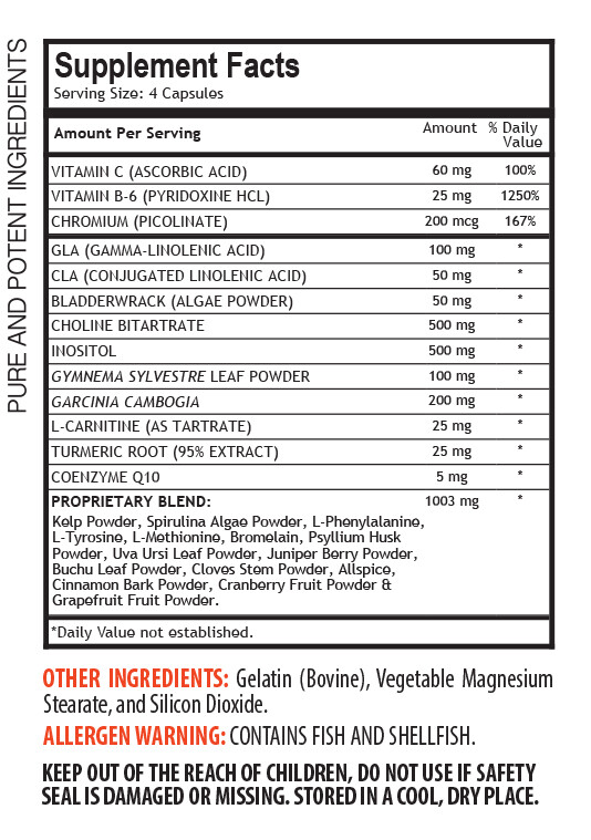 weight loss capsules - FAT BURNER COMPLEX 3B - Inositol capsules for ...