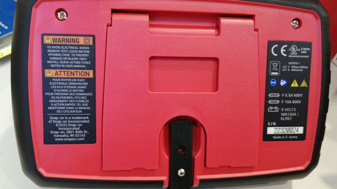 Snap On EEDM504F Digital Multimeter Basic Japan | eBay