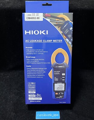 HIOKI CM4002-90 Electric AC Leak Clamp Meter Wireless CM4002 + Z3210 ...