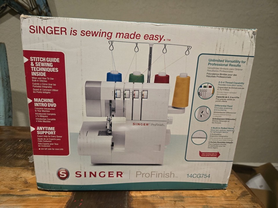 NEW SINGER 14CG754 ProFinish. Serger Sewing Machine New In Box NiB ...