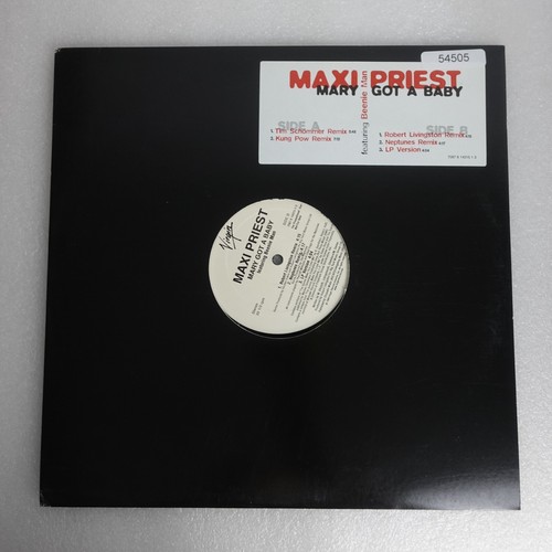 Maxi Priest Ft Beenie Man Mary Got A Baby PROMO SINGLE Vinyl Record ...