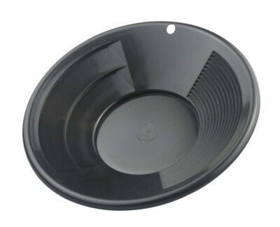 110 pack of 10" PANNING GOLD PANS - Black Duel Riffles | eBay