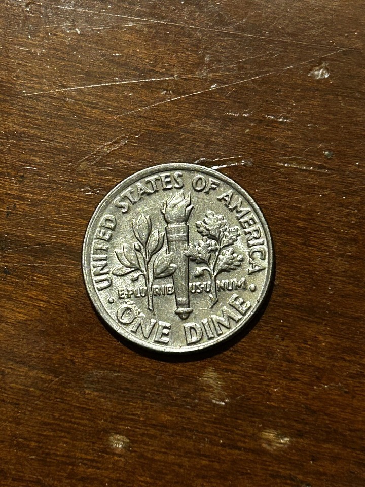 Broadstrike Partial Collar Error 1989 p Roosevelt Dime us 10 Cent Coin ...