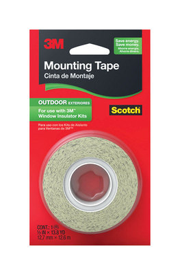 3M 2175C Outdoor Window Film Mounting Tape, 0.5" X 13.8 yd Clear, 1 ...