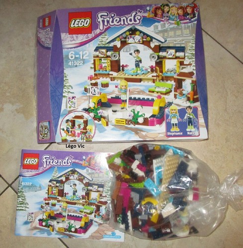 Lego 41322 Friends Snow Resort Ice Rink Patinoire + Notice boite ...