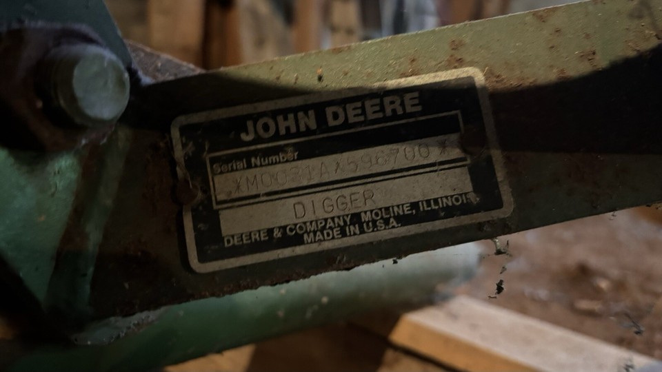 John Deere 3 Point Post Hole Digger Frame with New 10” Auger | eBay