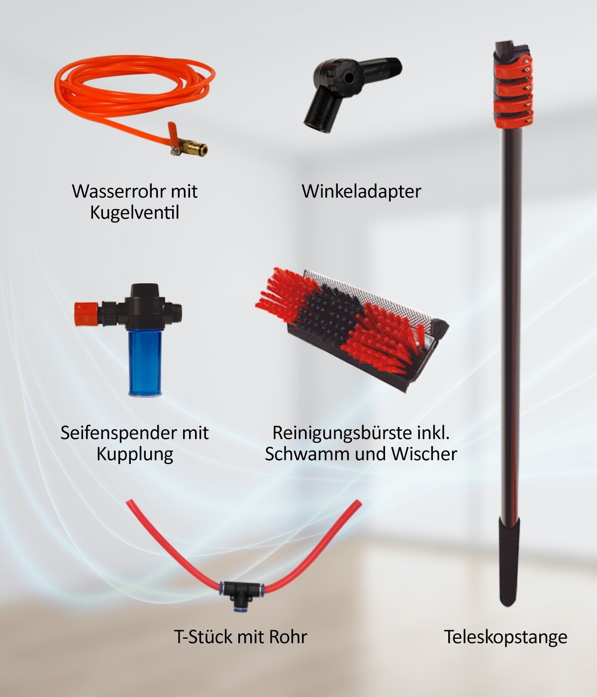 Genius Starlyf Telescopic Hydrocleaner Reinigungsbürste Set 4,6 m B ...