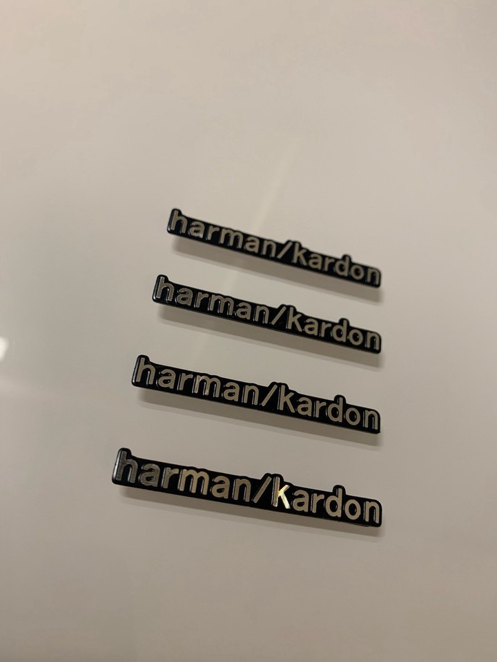 4 Stück - Harman Kardon Sticker Auto Audio Speaker Lautsprecher Emblem ...