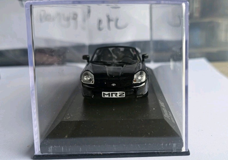 MINICHAMPS - TOYOTA MR2 CABRIO [BLACK] VHTF NEAR MINT BOX GOOD 1:43 ...