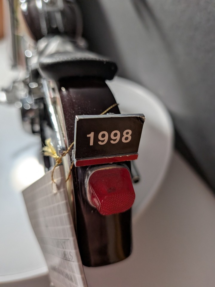 Franklin Mint Harley Davidson 1998 Fat Boy 1:10 Scale Inv. #4741 w/tag ...