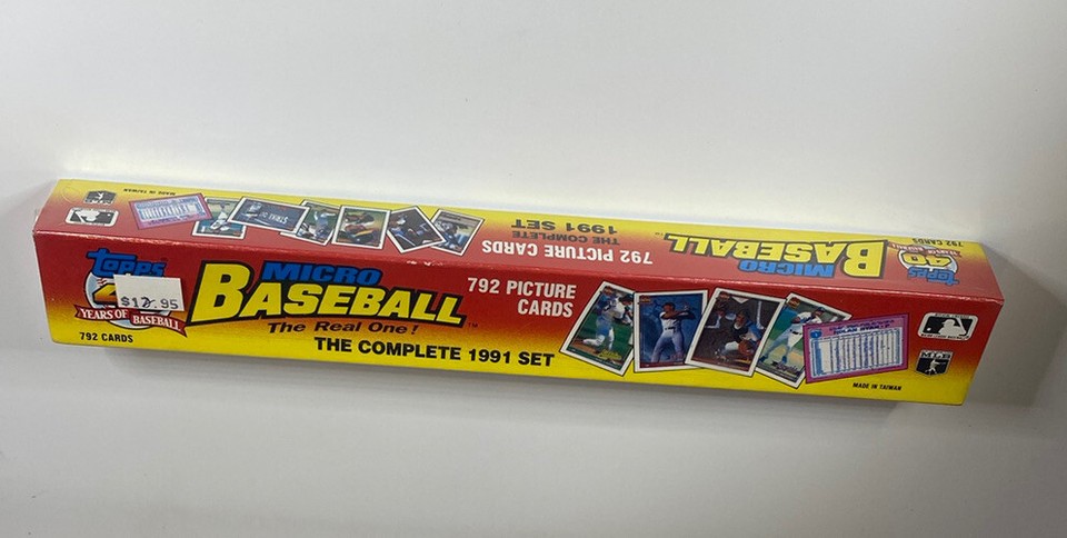 1991 Topps Micro Baseball Complete Set 792 Cards Chipper Jones RC | eBay