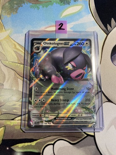 Pokémon TCG Oinkalogne ex Scarlet & Violet Base Set 158/198 NM/Mint | eBay