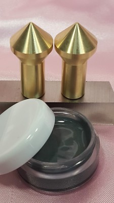 Gunsmith Tools- 2 Brass Muzzle Laps-Rifle Or Pistol Crowning And ...