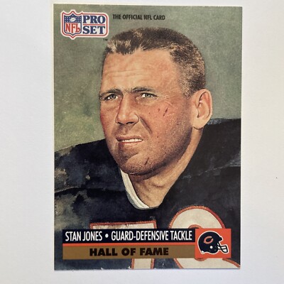 1991 PRO SET STAN JONES CHICAGO BEARS #29 NFL | eBay