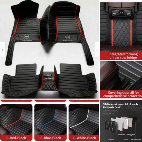 For Mercedes Benz A/C/GLB/GLC/GLE/M-Class AMG Car Floor Mats Custom ...