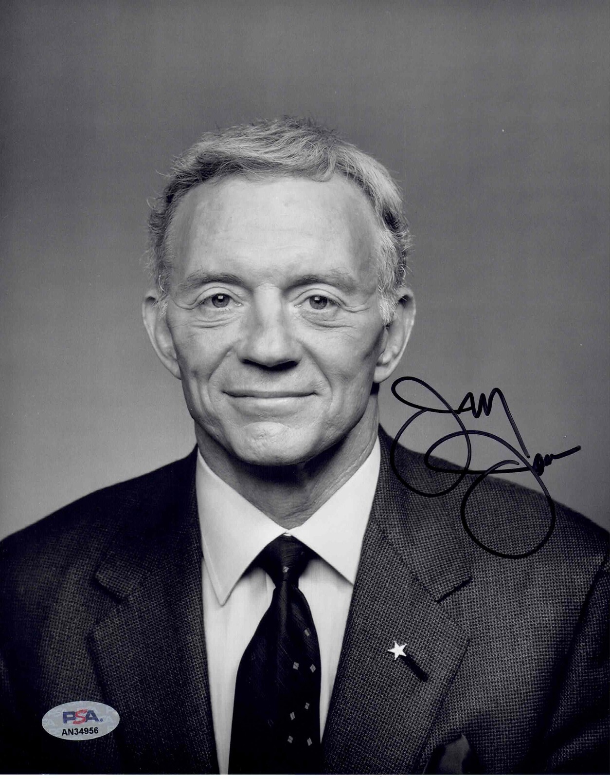 Jerry Jones Autographed Memorabilia | Signed Photo, Jersey ...