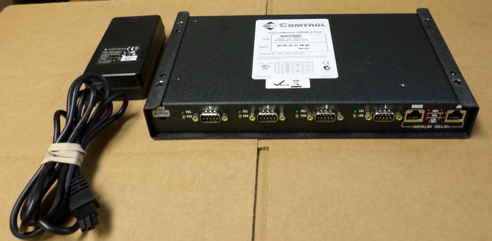 Comtrol 5801307-up DeviceMaster UP RTS 4port RS232/422/485 DB9M w/power ...