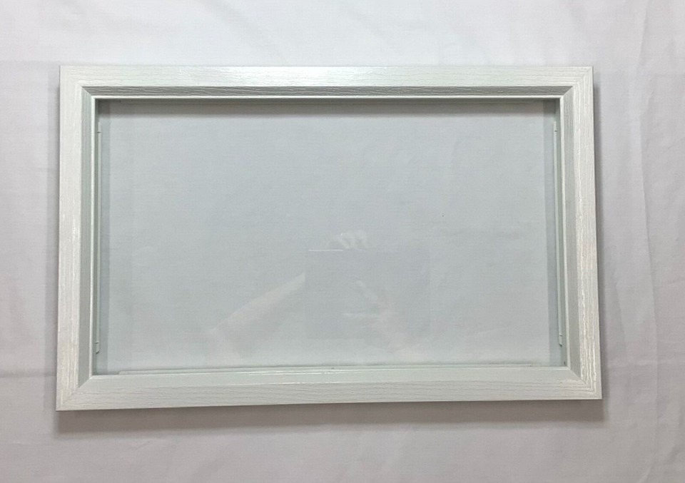 Garage Door Window Kit w/ Glass Opt In/Ext Frame Insert Grill Screw ...