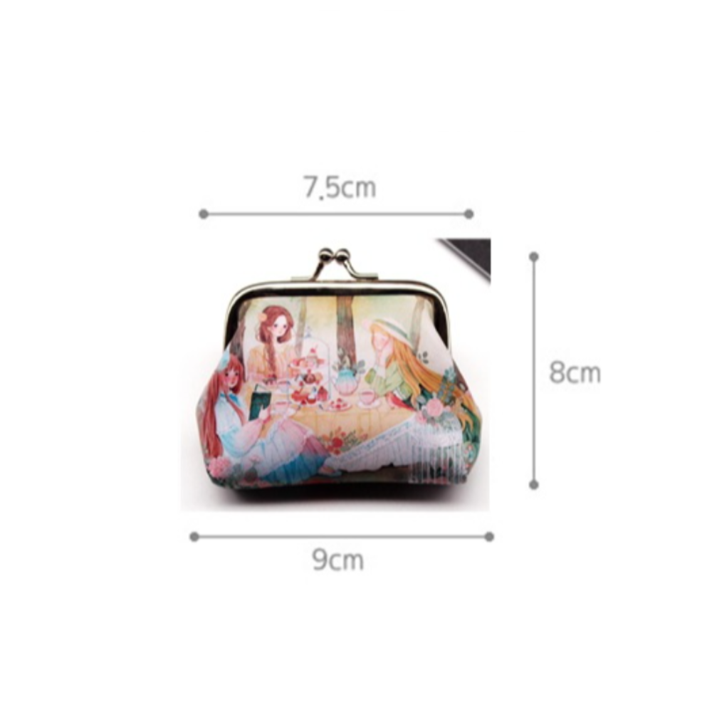 Small Coin Purses Dacron Portable Money Purse Fashion Mini Lipstick Bag ...