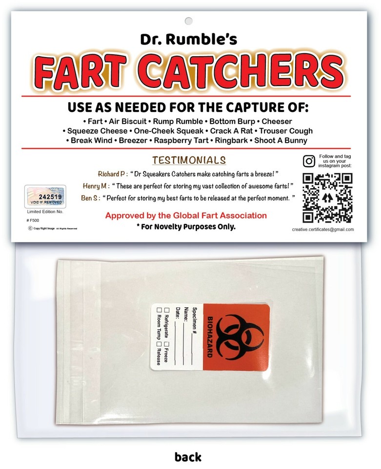 HAWAII FART CATCHERS - Butt Bags - Gag Joke Funny Prank Birthday ...