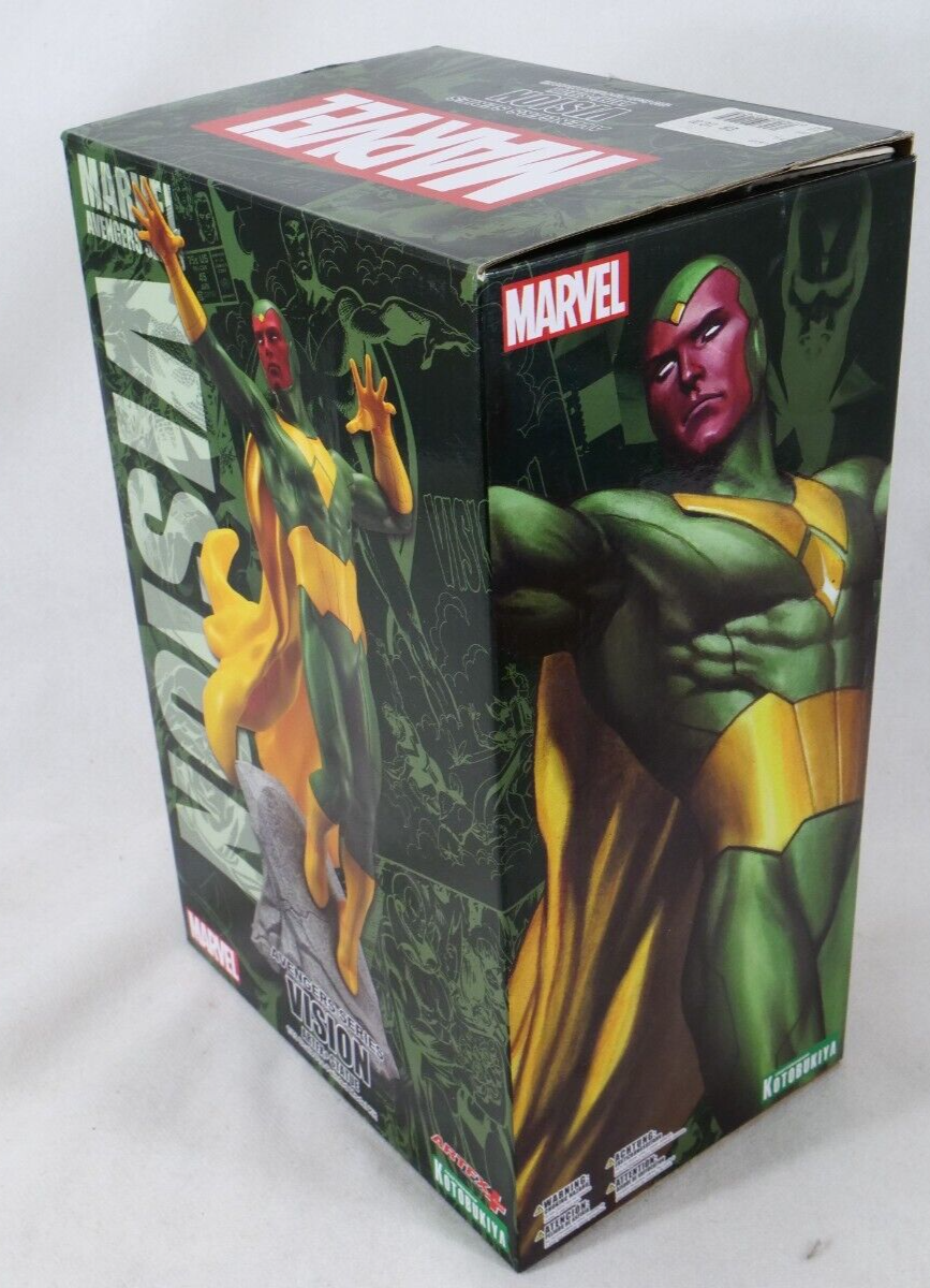 Marvel Comics Avengers Series Vision Artfx Statue KOTOBUKIYA | eBay