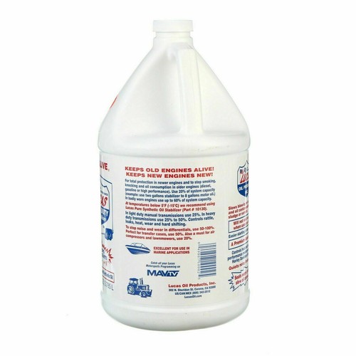 Lucas Oil 10002 Single Petroleum Heavy Duty Oil Stabilizer 1 Gallon ...