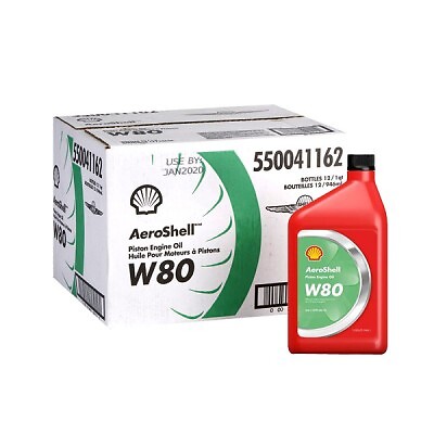 AEROSHELL AVIATION OIL W80 - Select Quantity | eBay