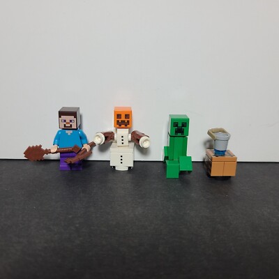 LEGO Minecraft Snow Golem Snowman The Snow Hideout Figure Minifig Toy ...