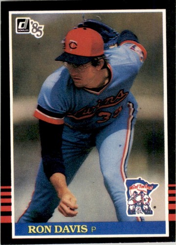 1985 Donruss Ron Davis . Minnesota Twins #120 | eBay