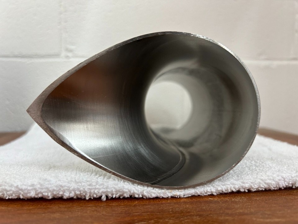 304 Stainless Steel Exhaust Tear Drop 3" - Turbo Application Hood Exit ...