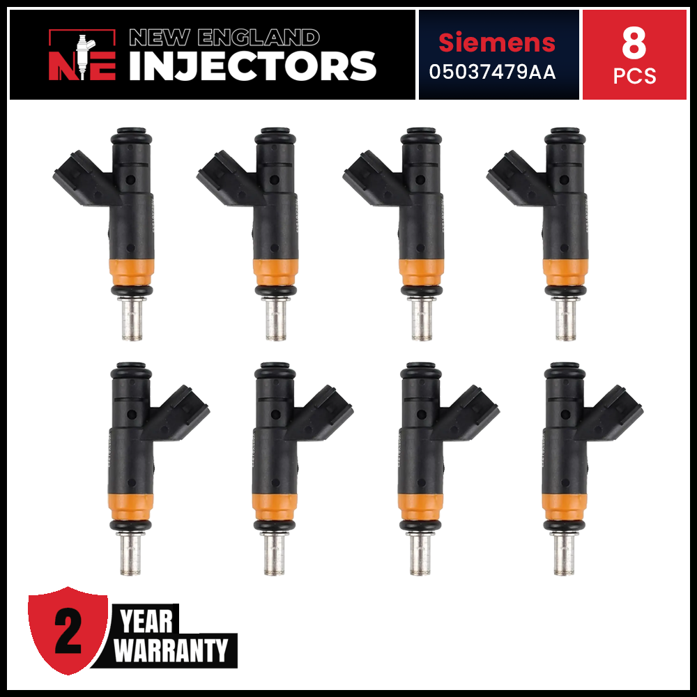 OEM Siemens 05037479AA Fuel Injector Set of 8 Dodge Ram Chrysler Jeep 5 ...
