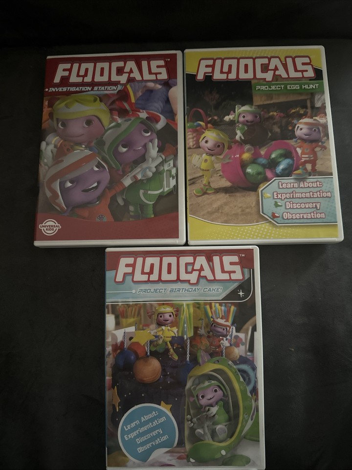 3 Floogals DVDs: Investigation Station, Project Egg Hunt, Project ...